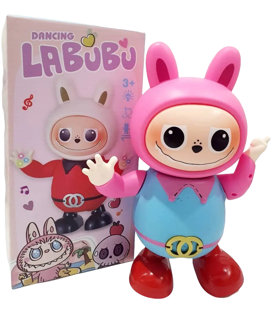 Musical Electric Dancing Labubu Walking Robot Toy For Kid Wiht ...