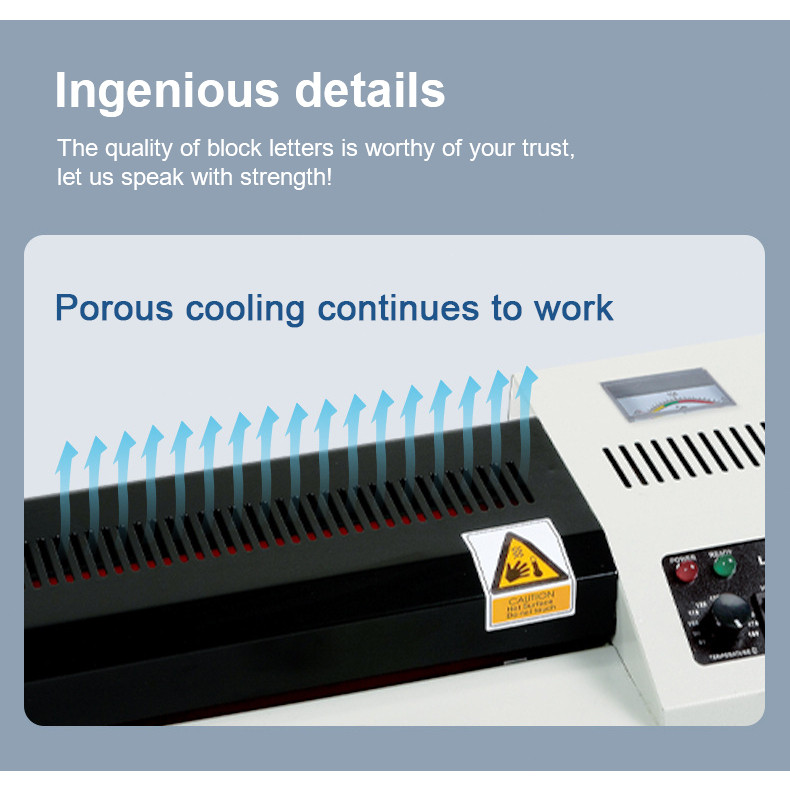 A3/A4 Laminator Machine Heavy Duty Metal Body Hot And Cold Laminator A4 Mesin Laminate A3 ...