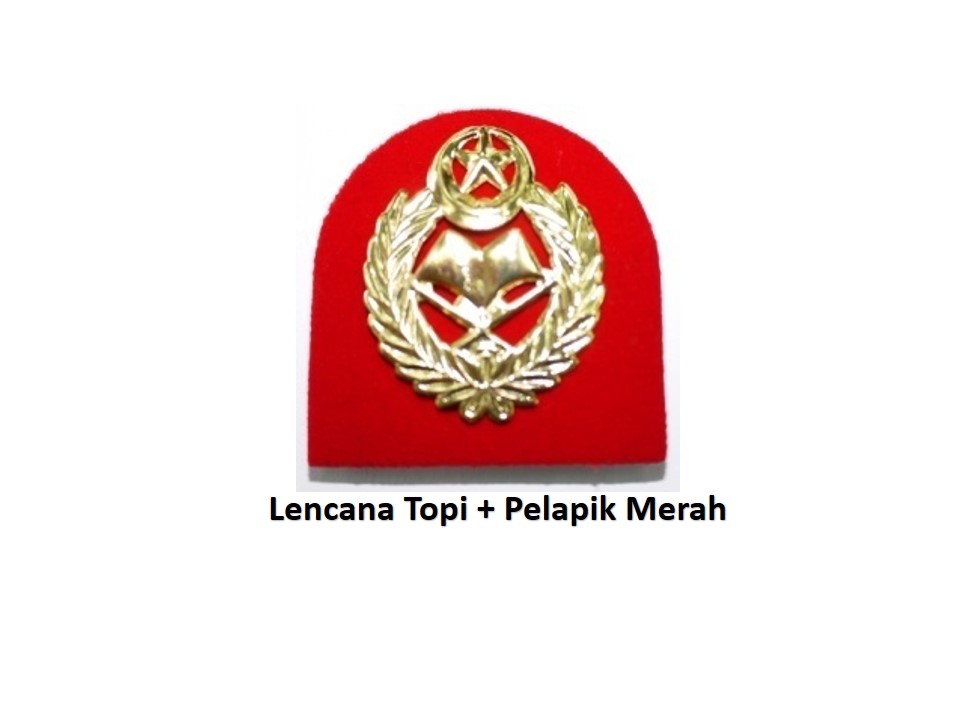 Kadet Remaja Sekolah ( KRS ) ( TKRS ) Topi KRS / Beret Hijau / Lencana ...