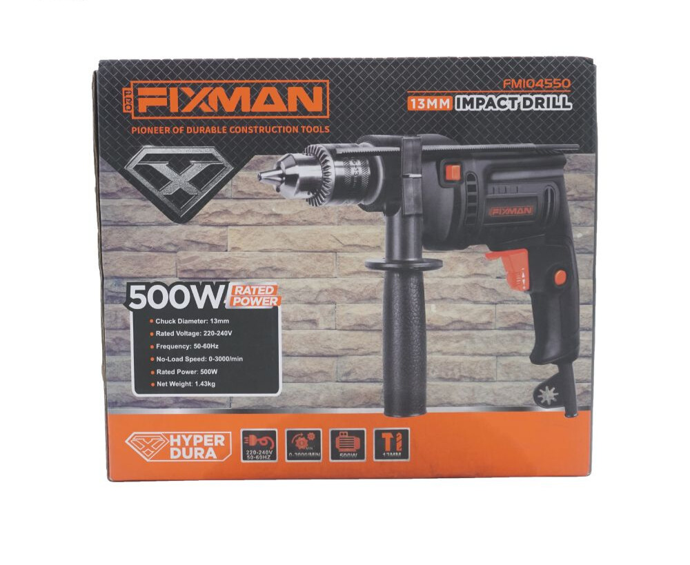 Ready Stock 💕 550W PRO FIXMAN Impact Drill | Shopee Malaysia
