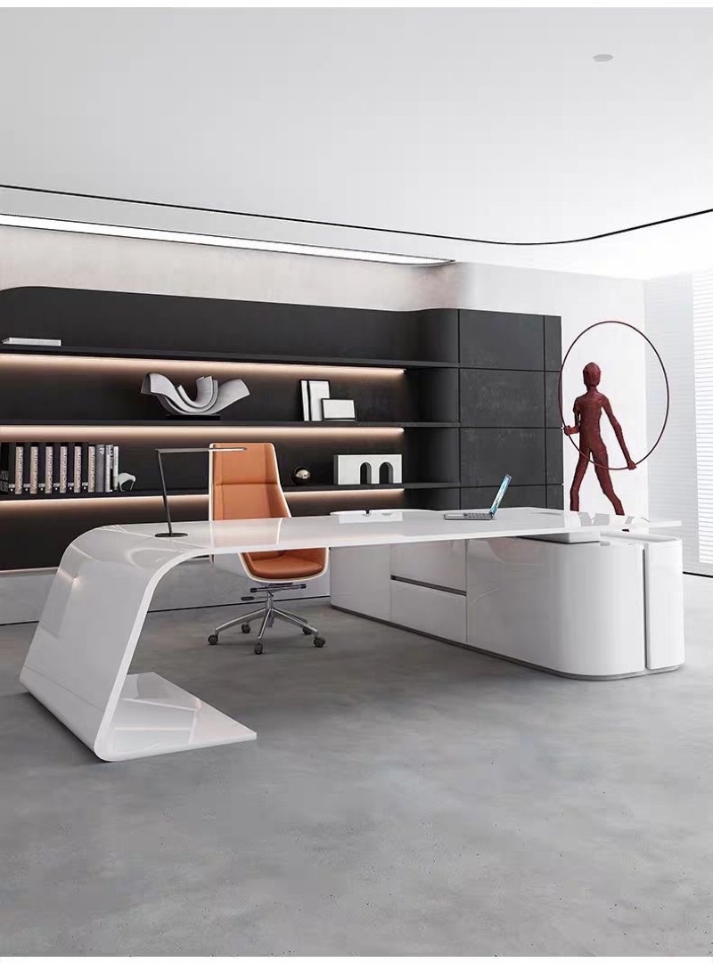 President's Desk Simple Modern Manager's Desk Boss Desk Office ...