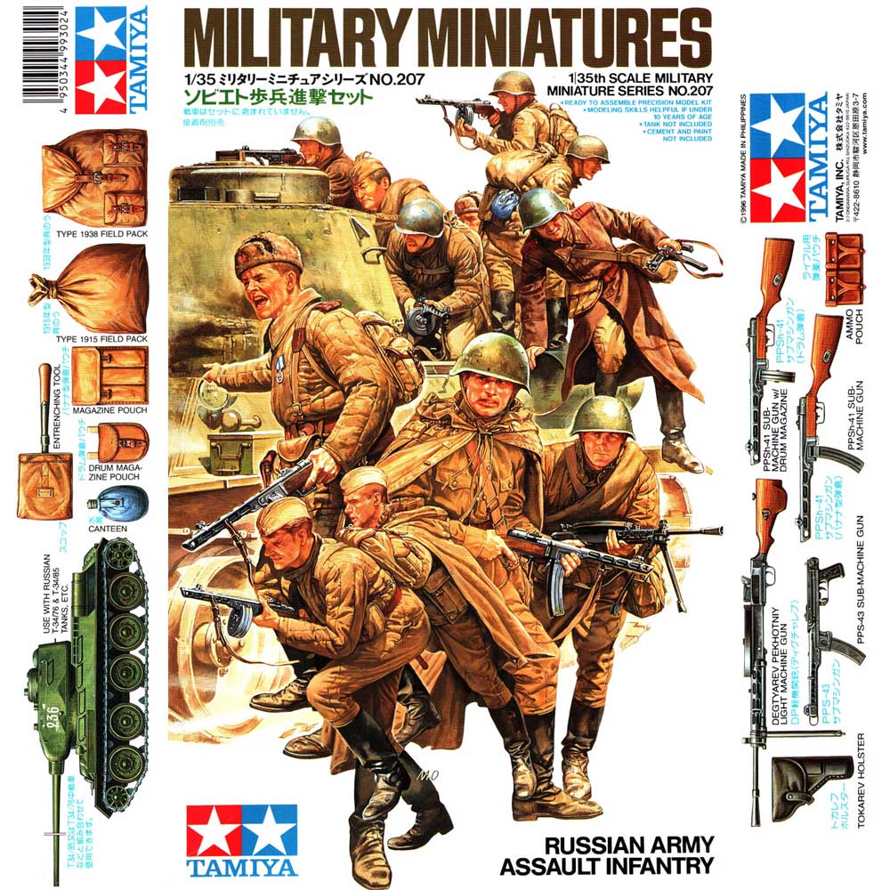 Tamiya 35207 1/35 Russian Army Assault Infantry | Shopee Malaysia