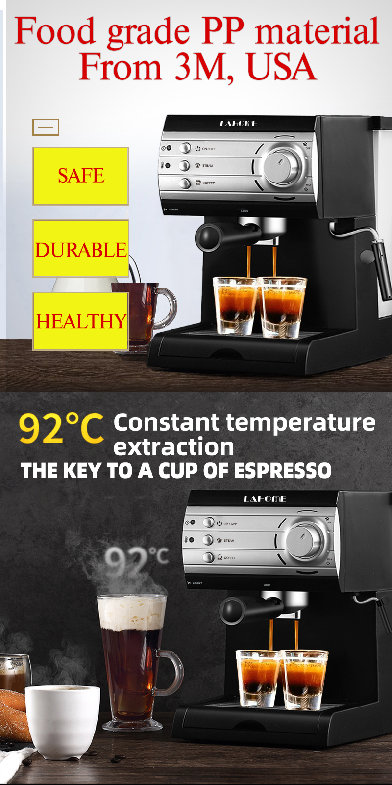 🎁LAHOME/ Donlim Espresso Coffee Maker Machine On Sale Coffee Maker ...