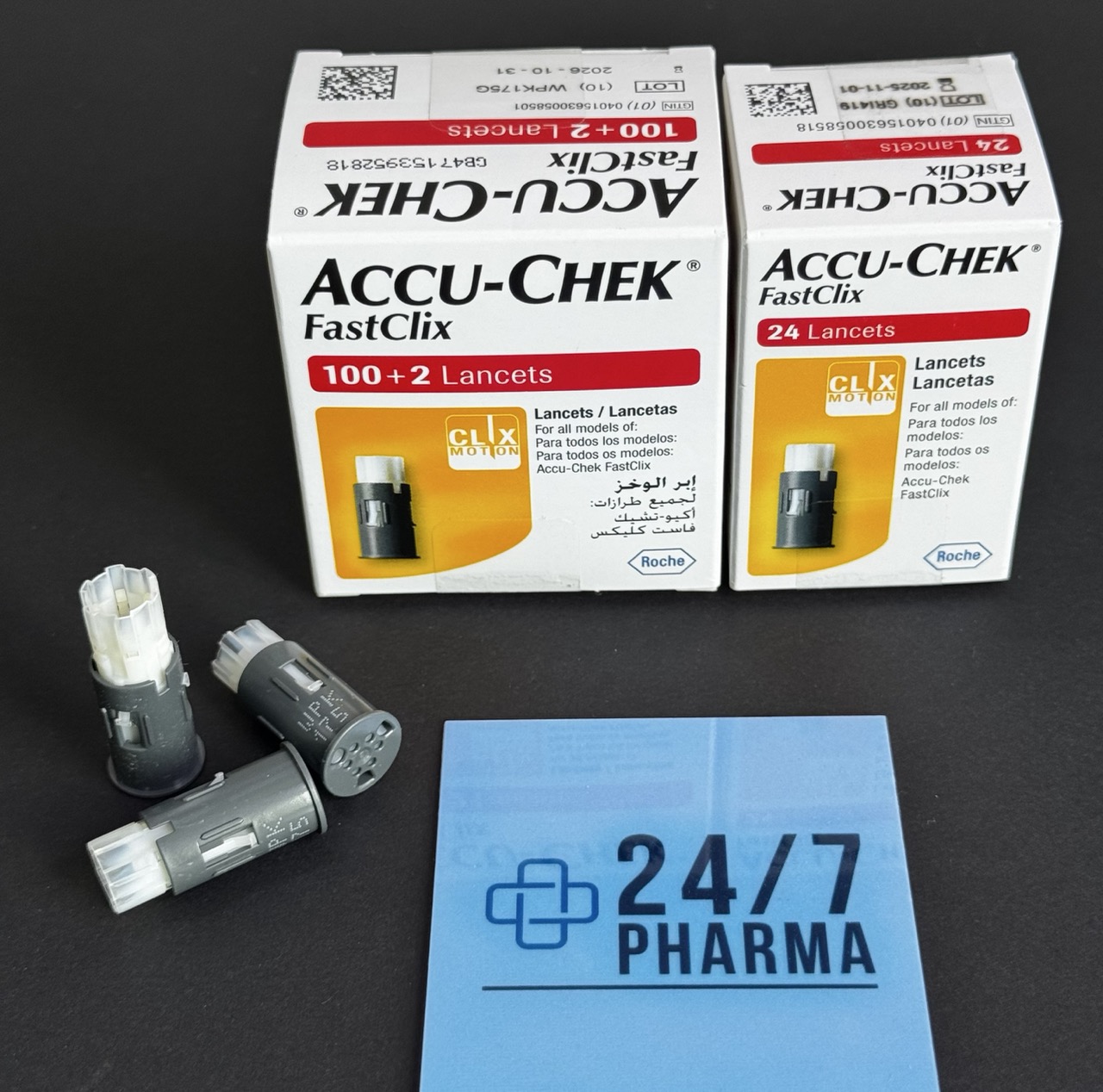 (Exp: 2027) Accu-Chek Fastclix Lancets 102's Accuchek Accu-check ...