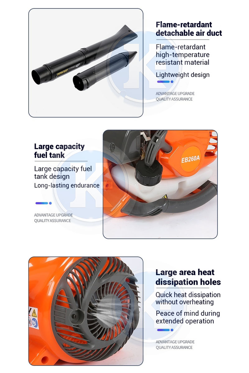 EB260 Portable Petrol Dust Blower One Hand Engine Leaf Blower Powerful Petrol Air Blower ...