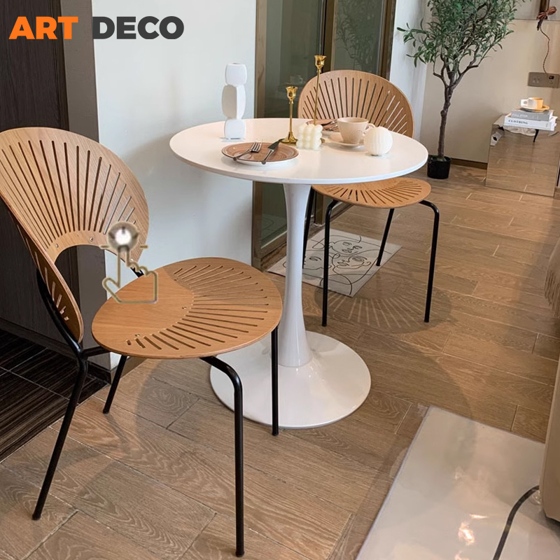 Cafe Table Coffee Table Meja Kopi 80CM Nordic Round Table Dining Table ...