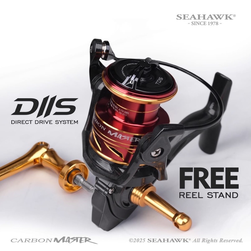 2025 New SEAHAWK Carbon Master Spinning Reel CarbonMaster Free Reel ...