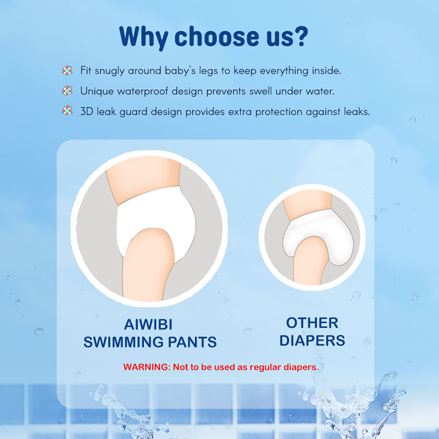 Aiwibi Baby Swimming Diapers Pants (1Pack) | Shopee Malaysia