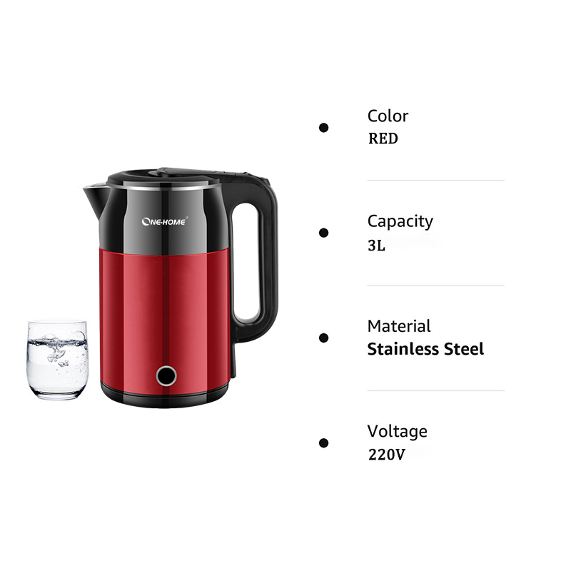 ONEHOME Electric Kettle 2.3L Electric Hot Water Kettle Fast Boiling ...