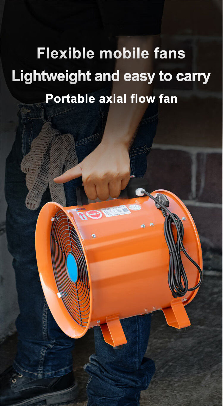 Industrial Exhaust Fan Powerful 8/10/12 Inch Axial Flow Fan with 10m ...