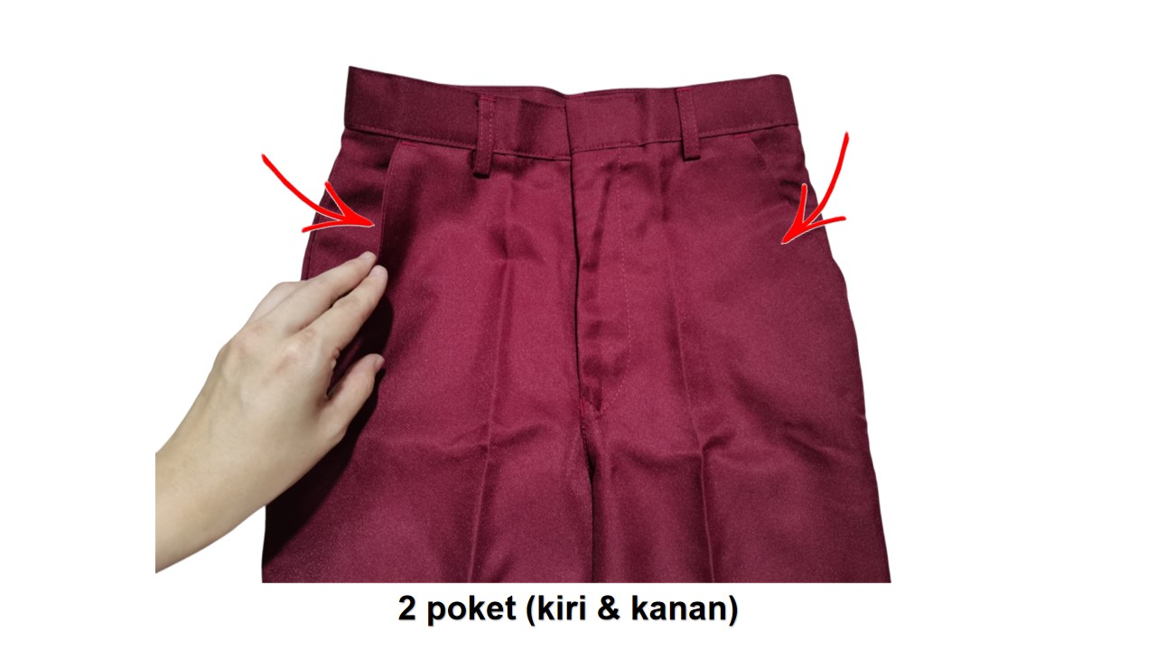 Seluar BSMM PBSM Maroon untuk Sekolah Menengah (Brand Terex) | Shopee ...