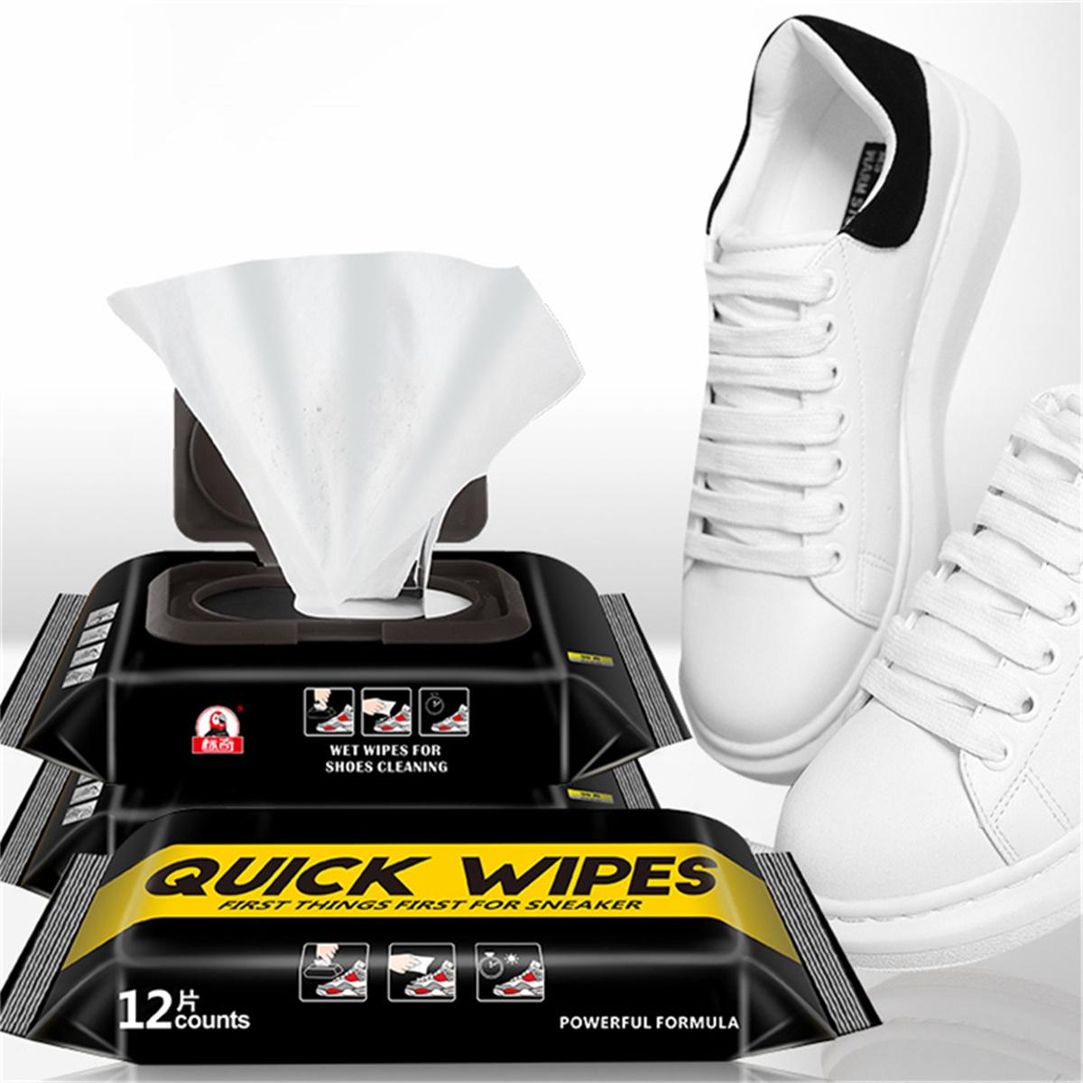Portable Shoe Cleaning Disposable Wet Tissue Shoes Sneakers Care Pack ...