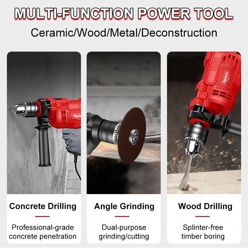 Impact Hammer Drill Set Tool Set 1100W for Mesin Tebuk Lubang Mesin ...