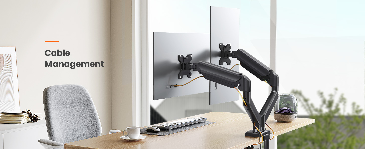 Dual Monitor Arm Computer Monitor Stand Monitor Single/Double Arm Stand ...