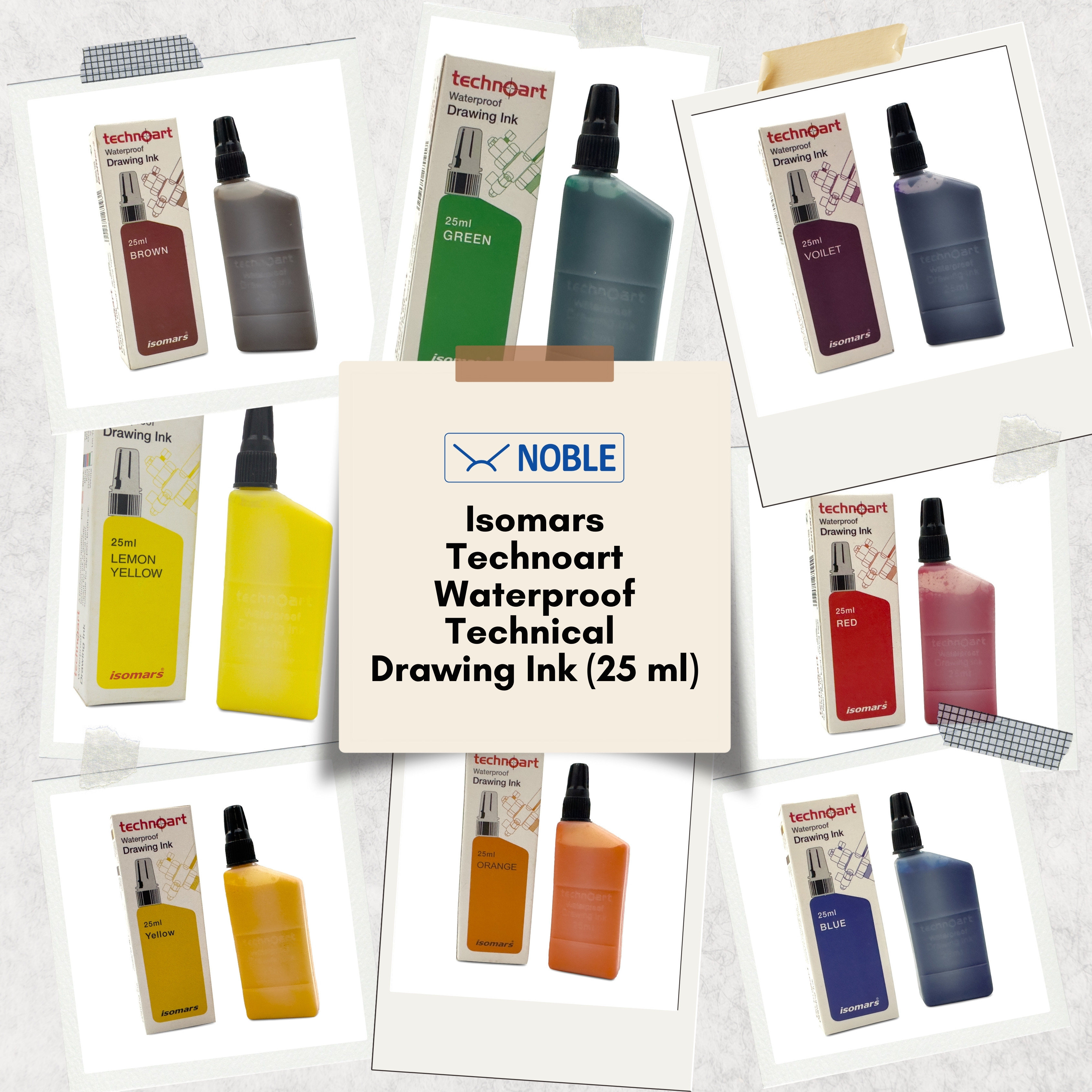 Isomars Technoart Waterproof Technical Drawing Ink (25 ml) | Shopee ...