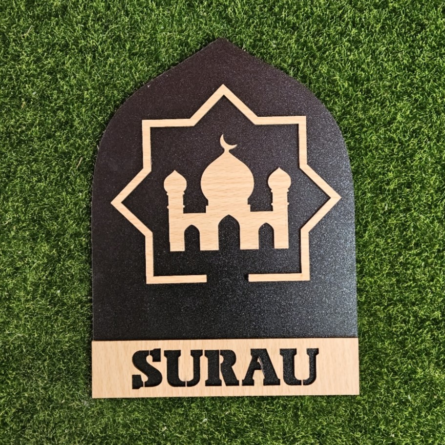 Surau Sign Papan Tanda Surau Indoor Signage Home Decor | Shopee Malaysia
