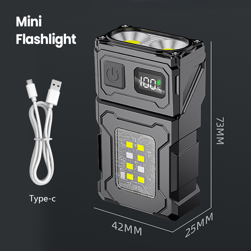 Multipurpose Super Bright Flashlight Adjustment 180 Degree Portable Led ...