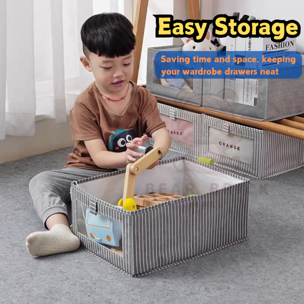 Foldable Clothes Organiser Cloth Storage Box Clothes Organizer Wardrobe ...