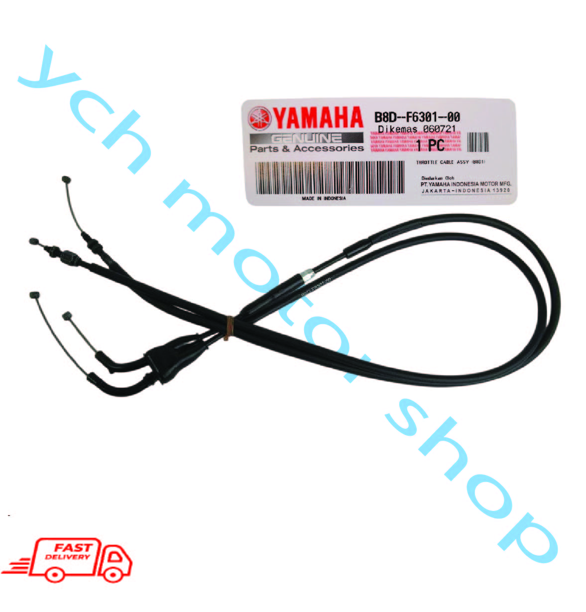 YAMAHA MT15 MT 15 CABLE THROTTLE MINYAK CABLE 100% ORIGINAL B8D-F6301 ...