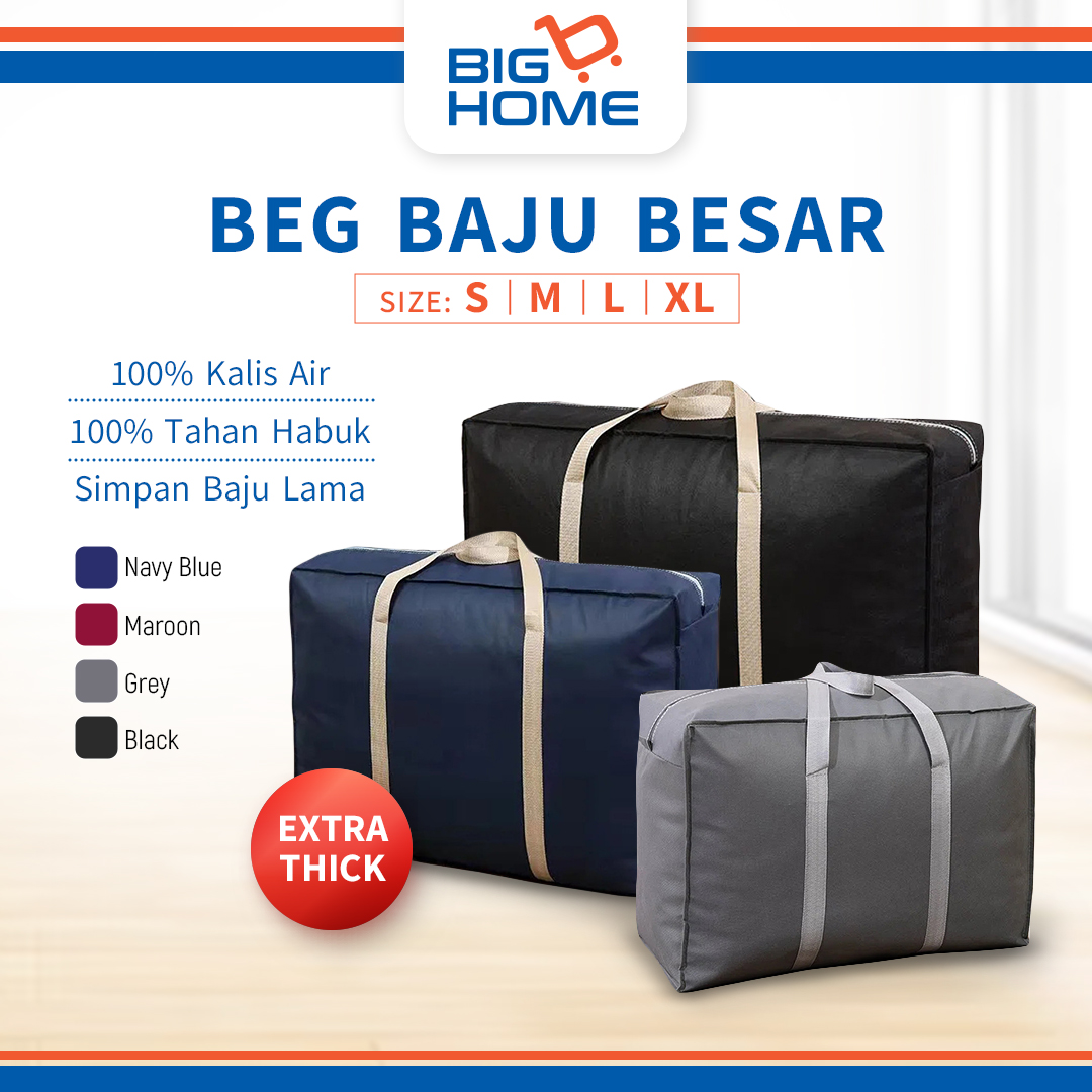 Beg Besar Bag Storage Beg TOTO Guni IKEA Bag Biru Big Bag Storage Tahan ...
