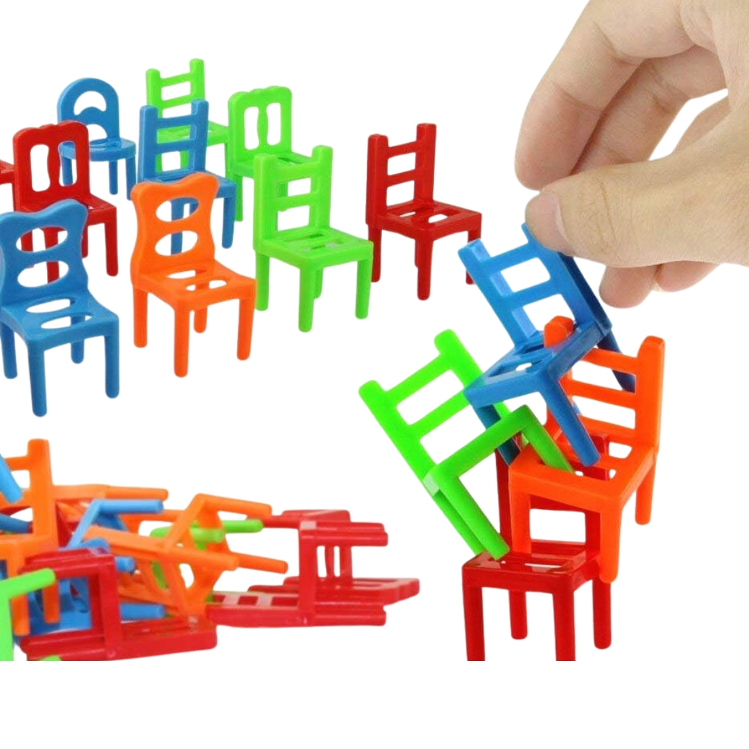 Stacking Chair Game Mini Block Balance Tower Toy Game for Kids Family ...