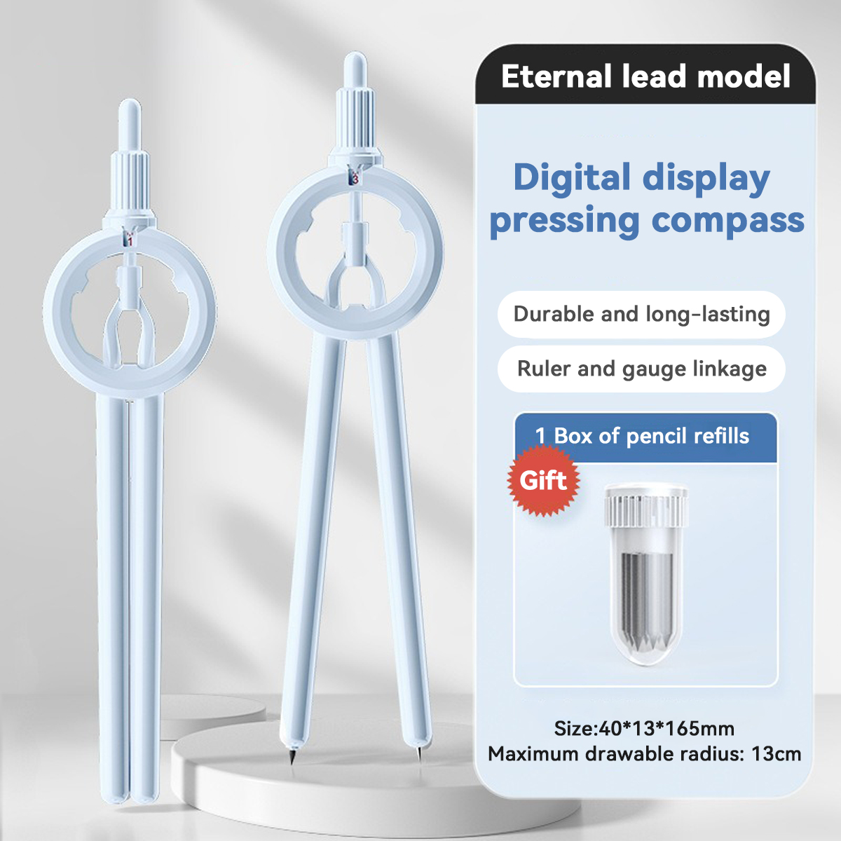 【Ship from KL】Creative Digital Display Compass Professional Drawing ...