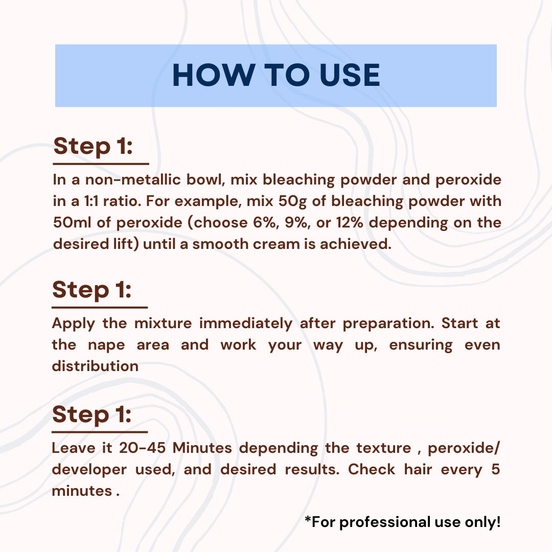 HEADS Hair Bleaching Powder (Italy) Twice White 9 - 500g | Shopee Malaysia