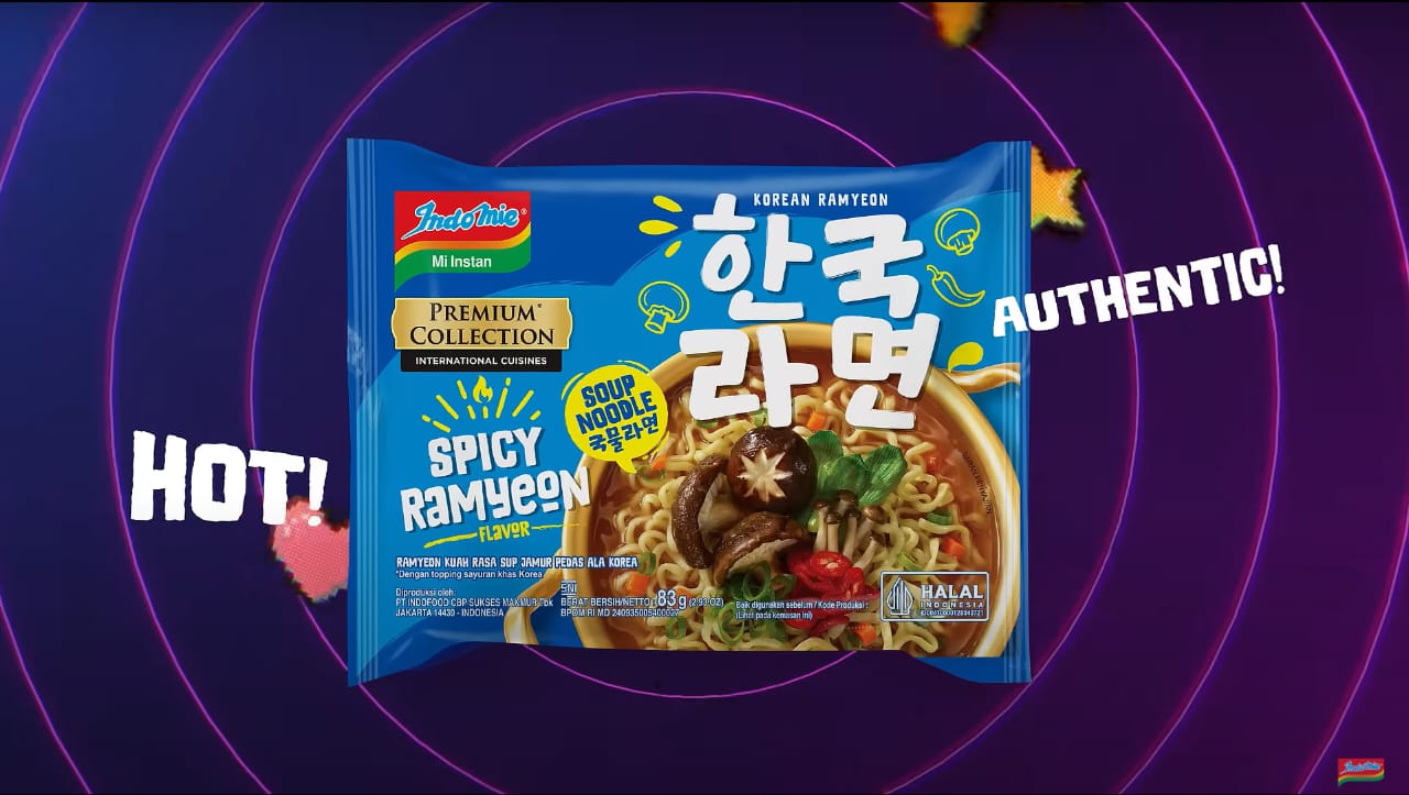 Indomie Spicy Ramyeon Premium Collection Korean Ramyeon (1 pack 83g) | Shopee Malaysia
