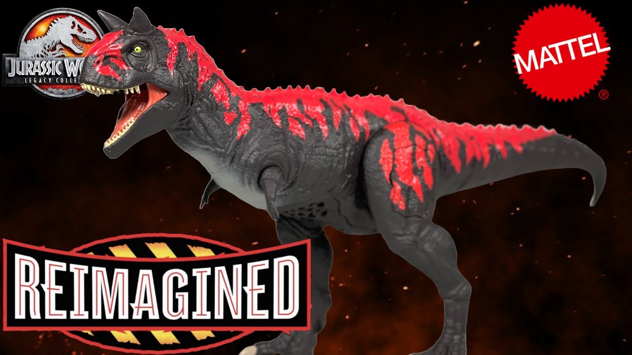 Mattel Jurassic World Legacy Collection Reimagined Roarin' Real Feel ...