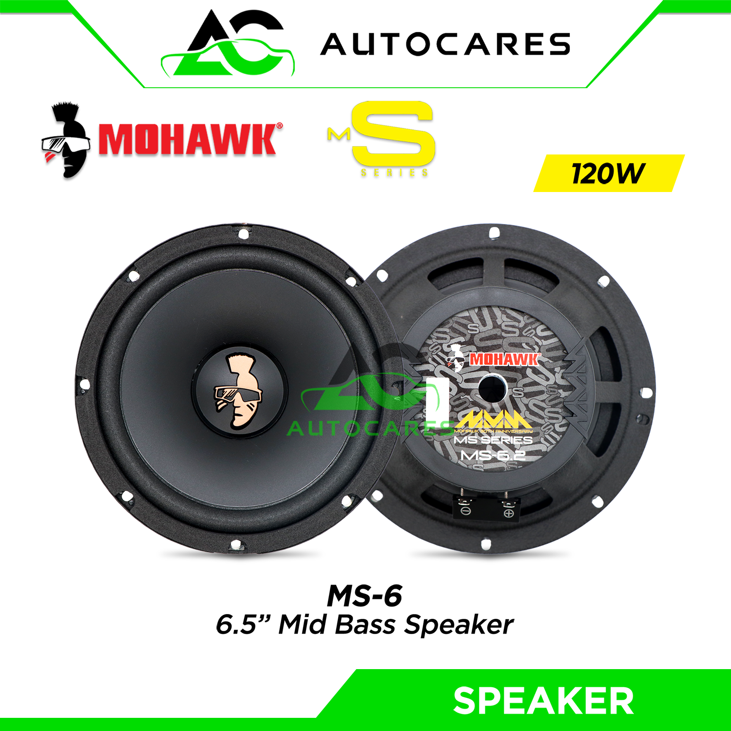 MOHAWK MS-6 6.5" Mid Bass 6.5" Speaker Kereta Mohawk Car Audio Speaker PnP Toyota Nissan Honda ...