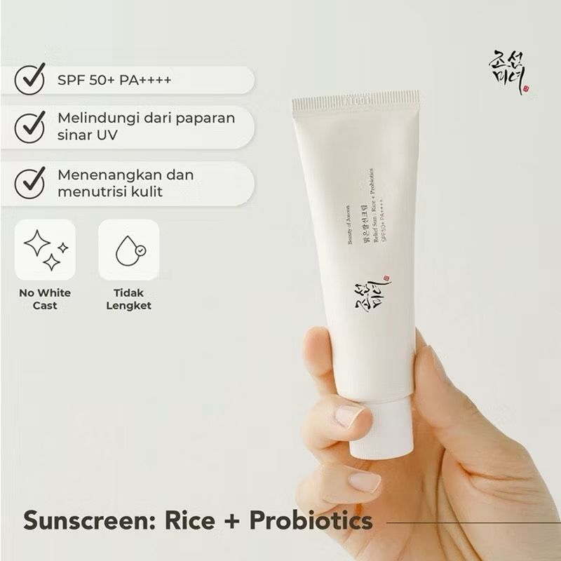 Beauty Of Joseon original korean Relief Sun: Rice + Probiotics SPF50 ...