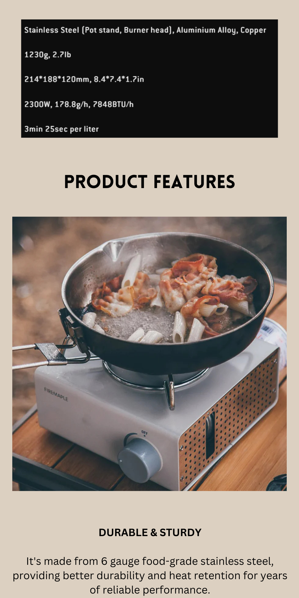 FIREMAPLE LAC Butane Gas Stove | Shopee Malaysia