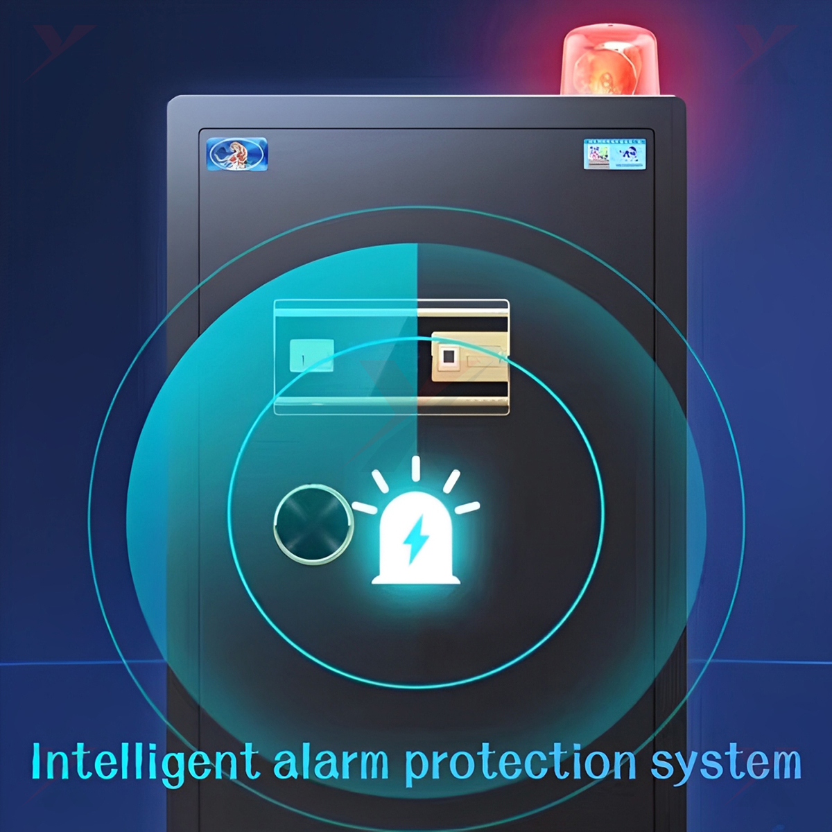 Premium Safety Box Digital Fingerprint Fire Resistant Safe Box With ...