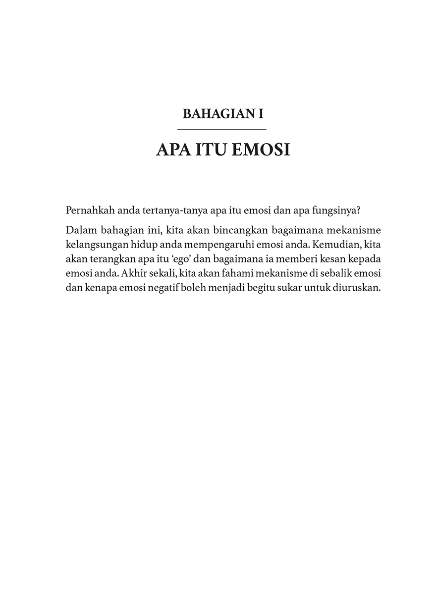 MASTER YOUR EMOTIONS (KUASAI EMOSI ANDA): Panduan Untuk Mengatasi Perasaan Negatif Dan Mengurus ...