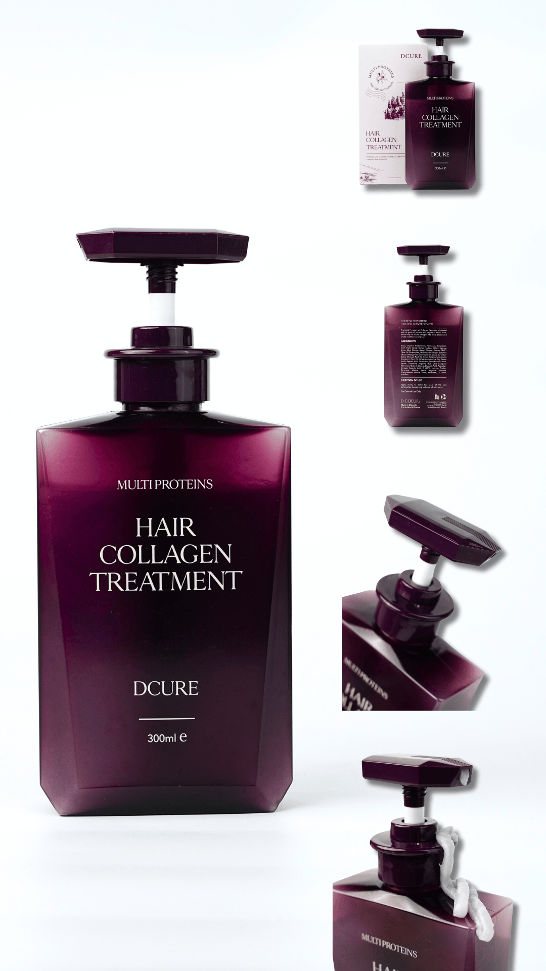 DCURE MULTI PROTEIN HAIR COLLAGEN TREATMENT - Strengthen, Nourish ...