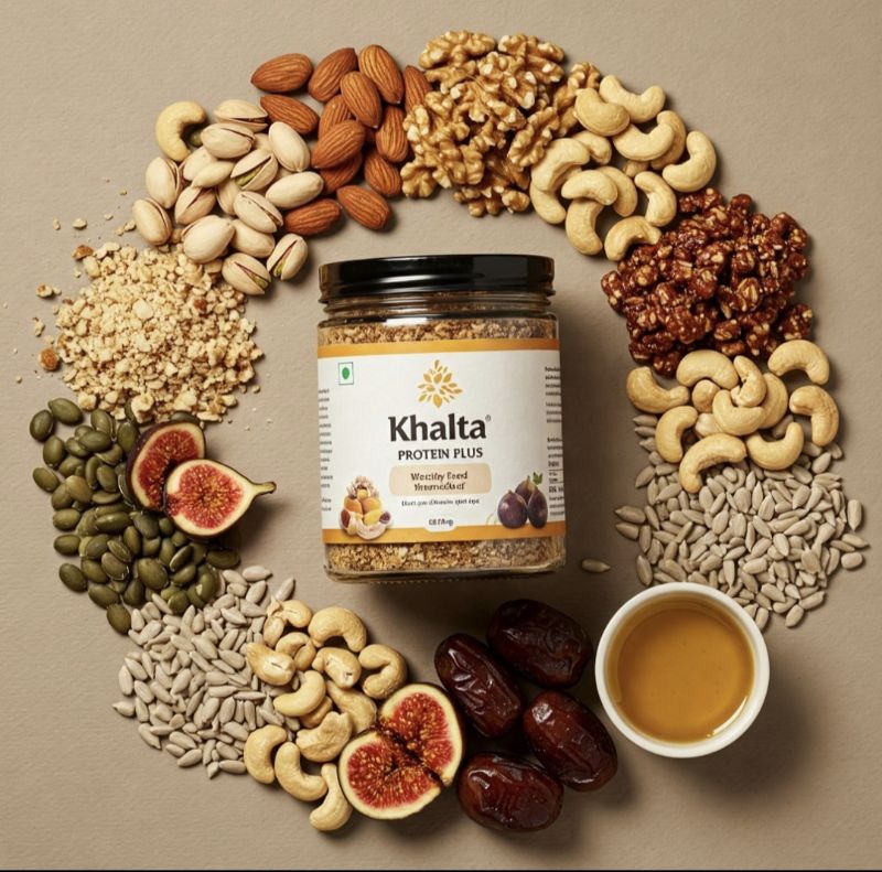 KHALTA PROTEIN PLUS 1KG ( Best For Breakfast)12 Types of Nuts with ...