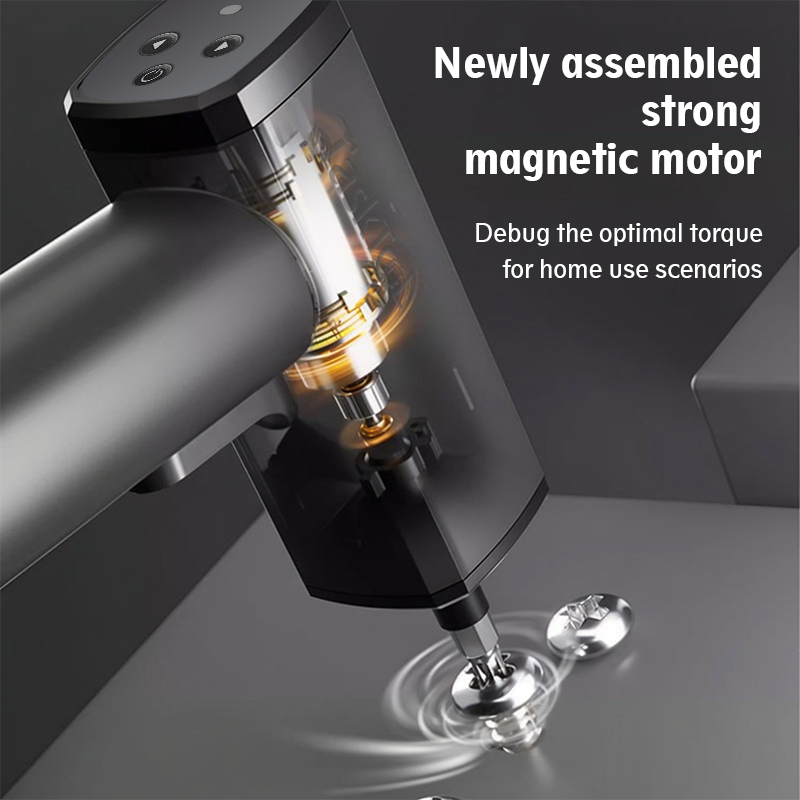 TASKTOOL Cordless Electric Screwdriver Minimalist Design 4N.M Torque ...