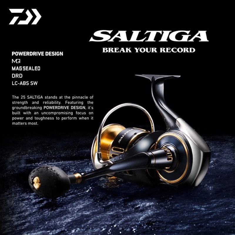 2025 2023 DAIWA Saltiga 25’ 23’ (G) Saltwater SW Spinning Fishing Reel Airdrive Design MQ ...
