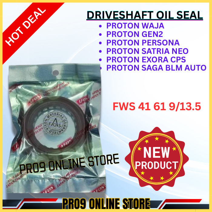 DRIVE SHAFT OIL SEAL PROTON WAJA, GEN2, PERSONA, SATRIA NEO, EXORA CPS ...