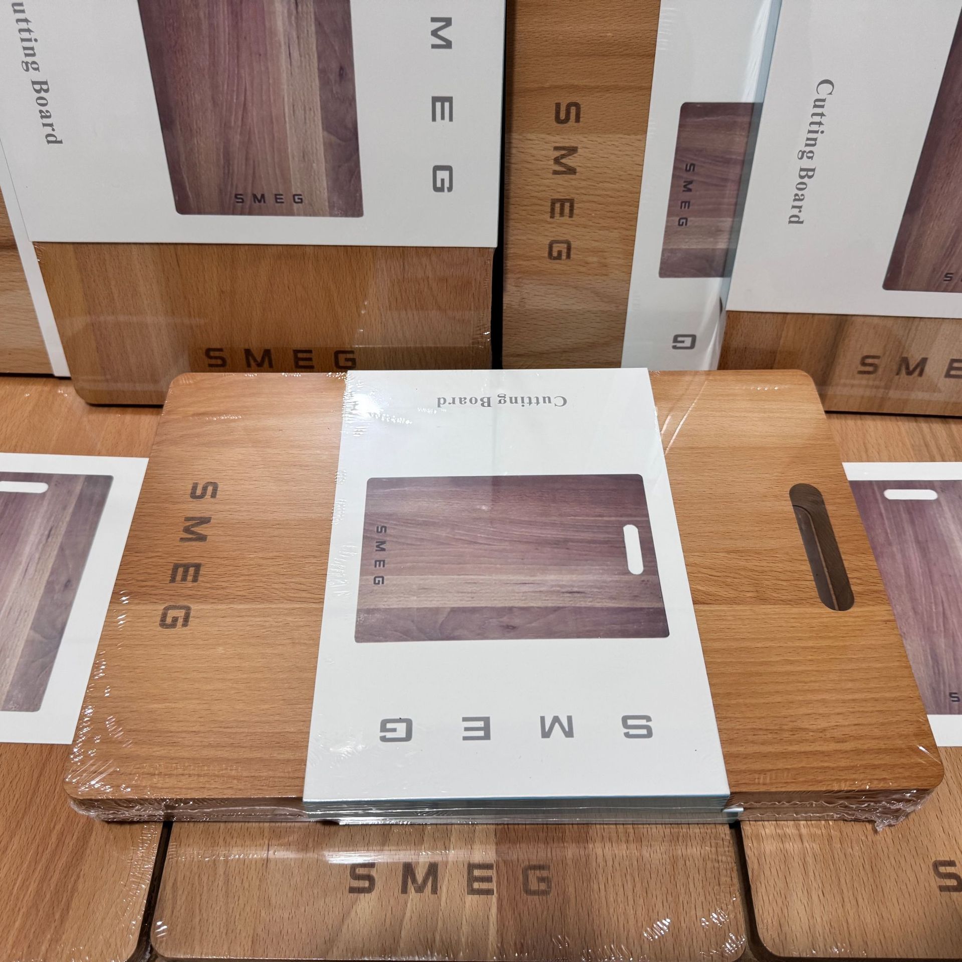 Italy SMEG solid wood rectangular cutting board household cutting board ...