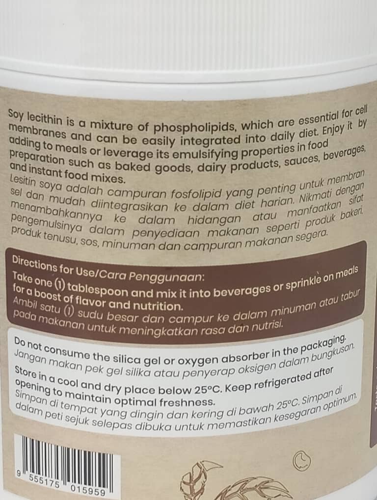 CFO-NQ SOY LECITHIN POWDER大豆卵磷脂250G | Shopee Malaysia