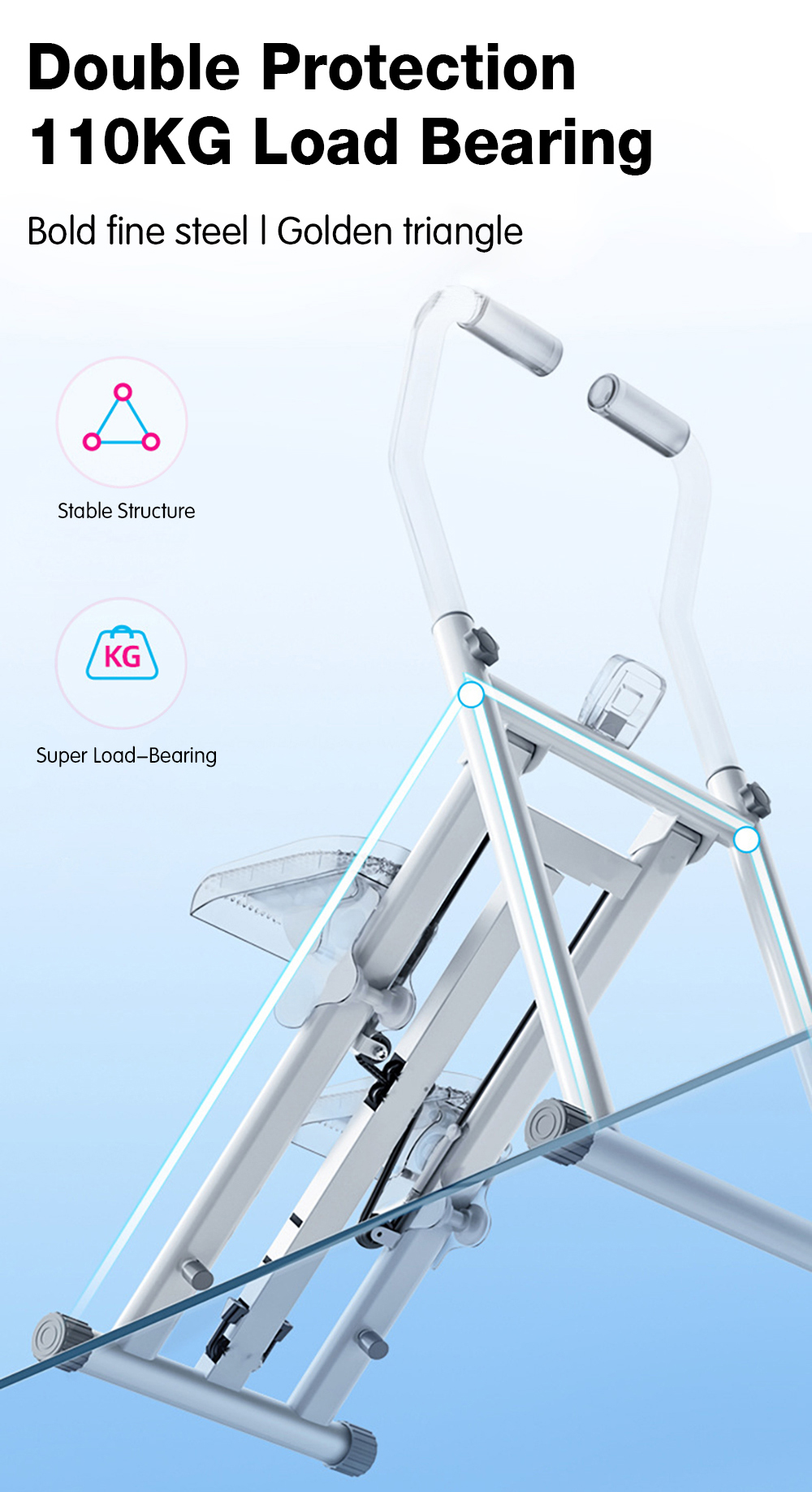 EBUY Home Staircase Machine Climbing Machine Stepper Cardio Fitness ...