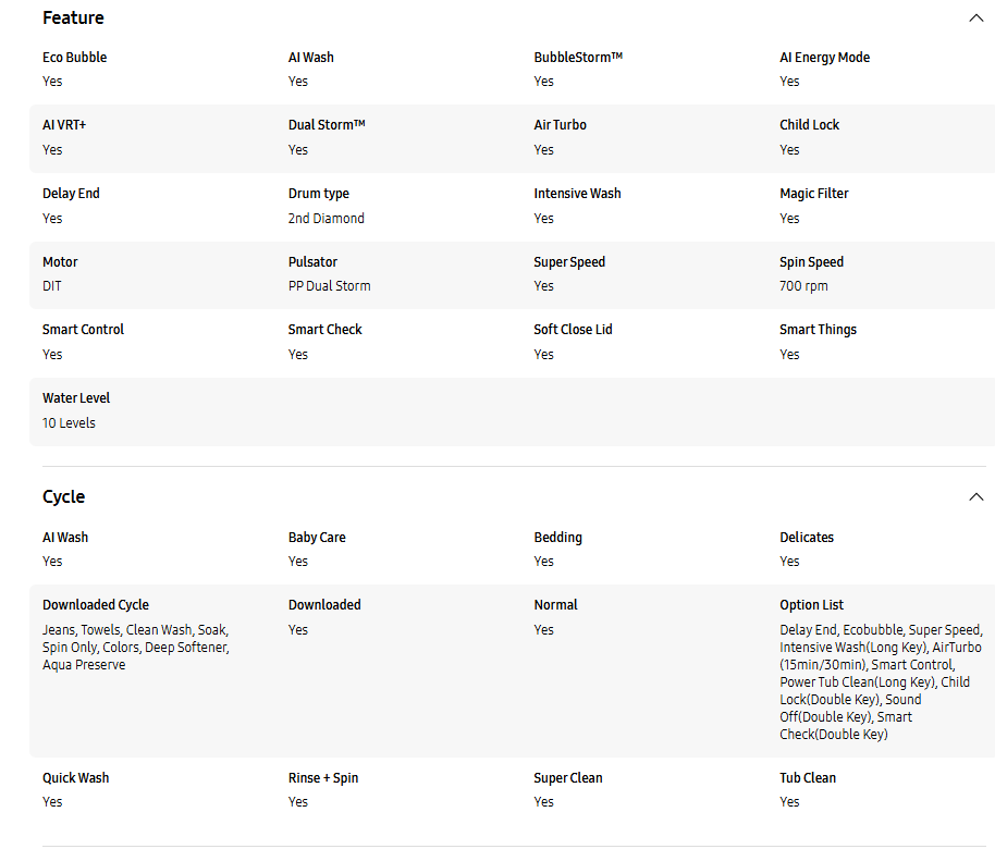 Samsung 21kg WA80F21B9BFQ | 19kg WA80F19B9BFQ Bespoke AI™ Laundry Top-load Washer-AI Wash Mesin ...