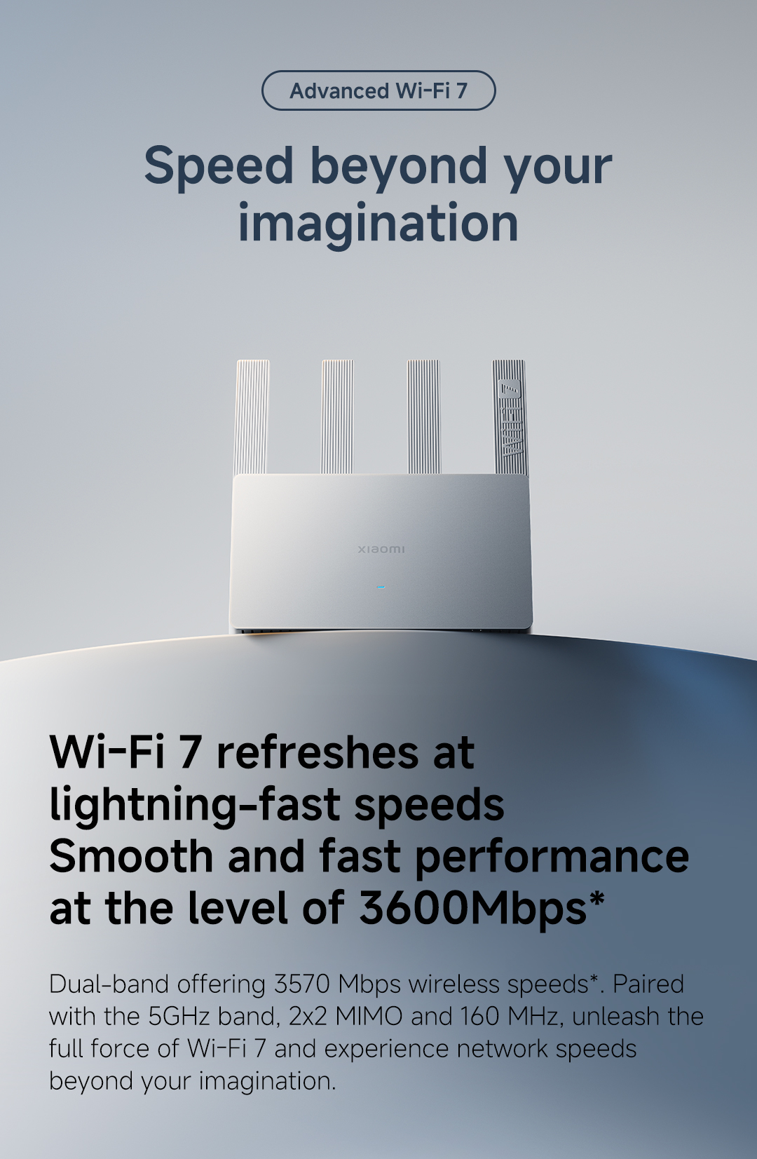 Xiaomi Router BE3600 | WiFi 7 Wireless Router | Enhanced OFDMA ...