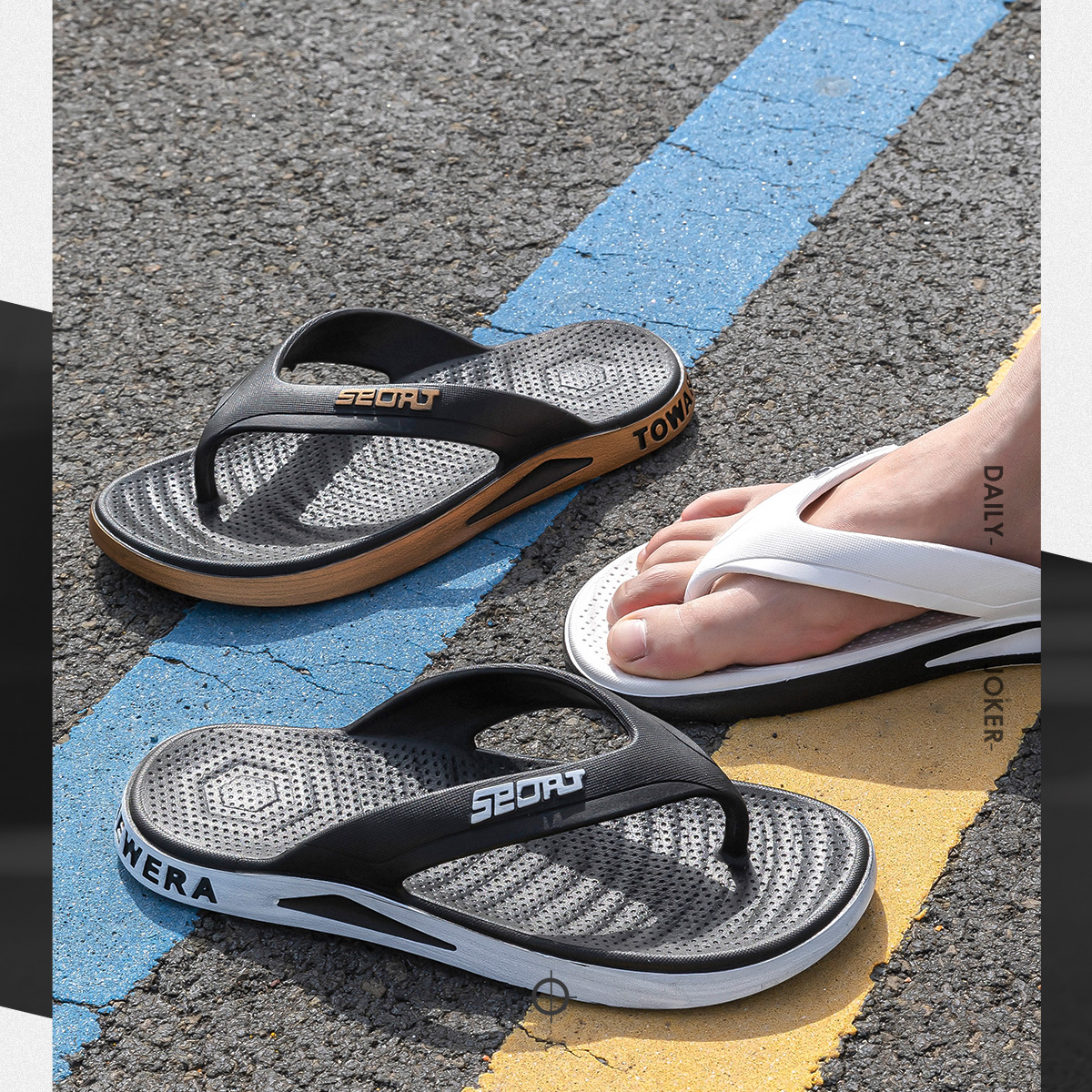 ⚡️Clearance at Low Prices⚡️Casual MEN'S Flip-flops Flip Flops selipar ...
