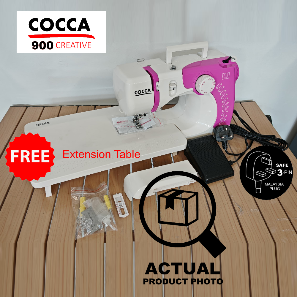COCCA 900 Sewing Machine 10 Stitch Pattern 70W Heavy Duty Motor ...