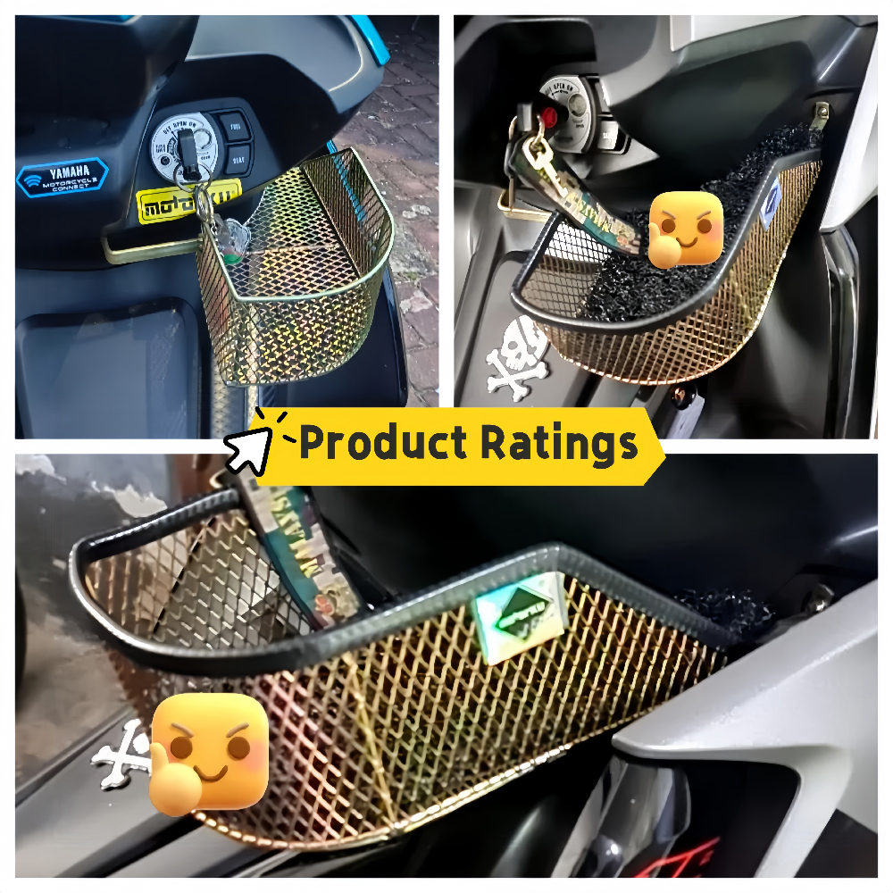 BAKUL YAMAHA NVX 155 V1 V2 Sisi Tepi Jaring Besi Kecil EDISI TERHAD ...