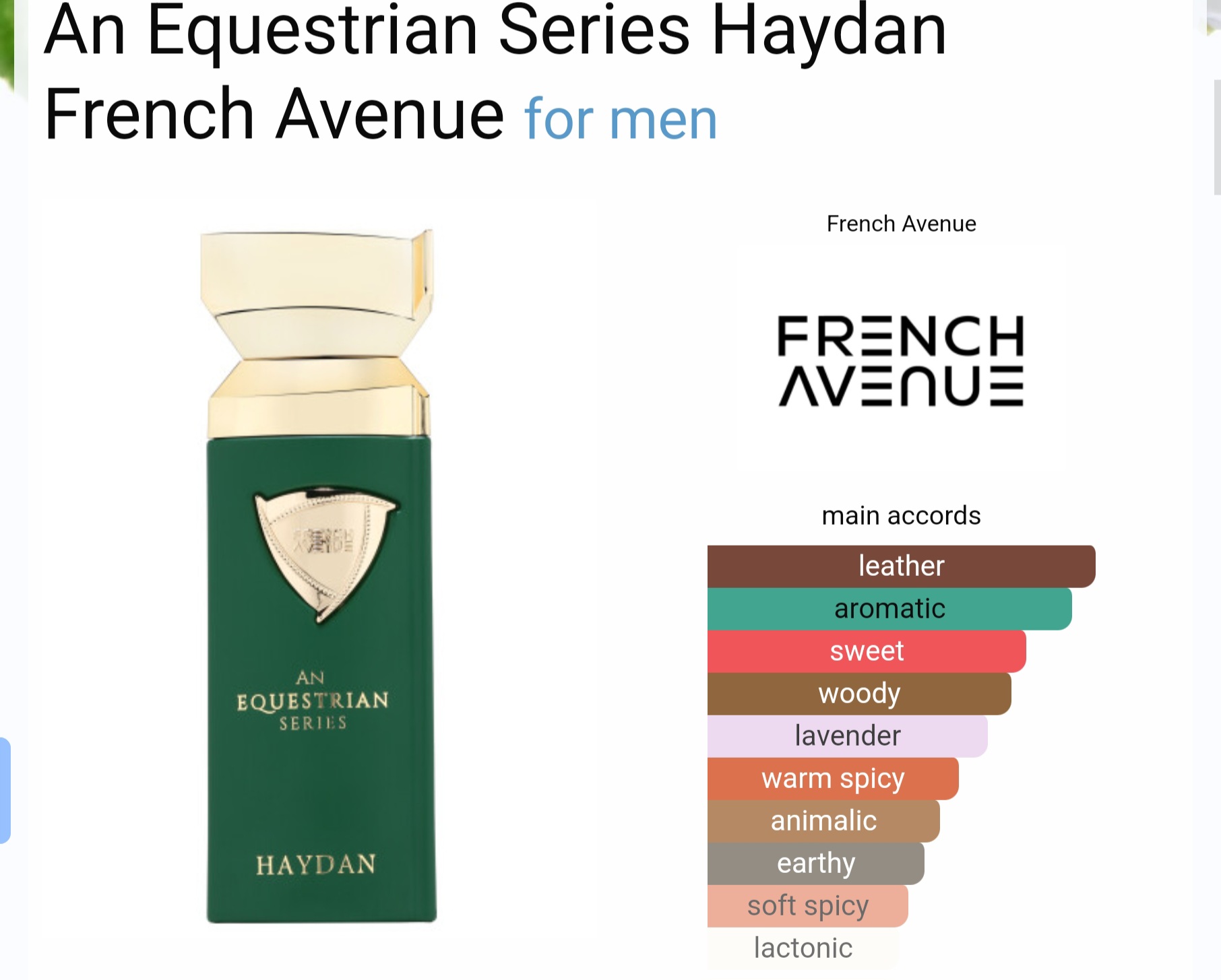 An Equestrian Series Haydan French Avenue for men | Shopee Malaysia