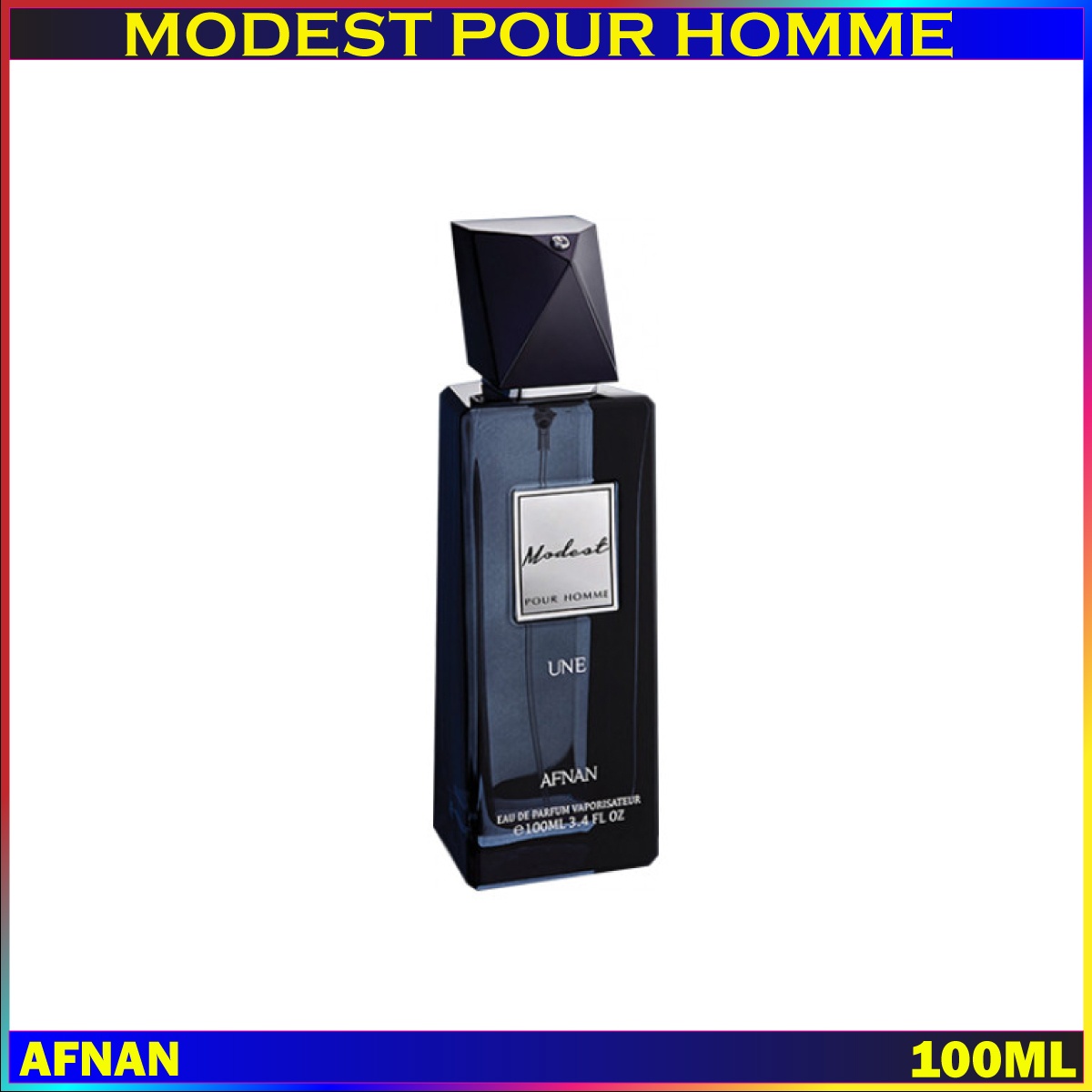 MODEST POUR HOMME UNE 100ML EAU DE PERFUME SPRAY BY AFNAN FOR MEN 100% ...