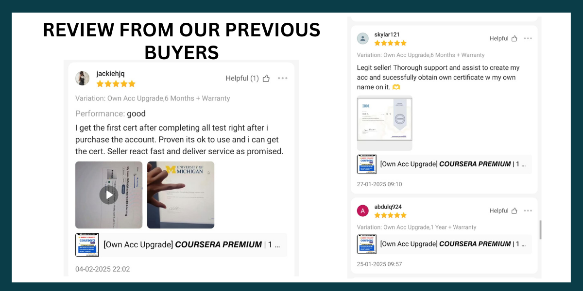 [4K+ Sold ] Coursera Plus Unlock Own Nam Cert | Shopee Malaysia